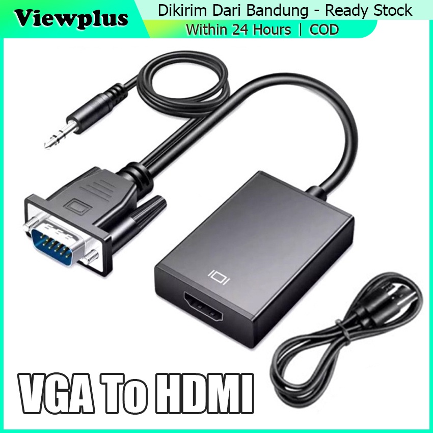 Jual Adapter VGA to HDMI Adapter Converter VGA Output to HDMI Input ...