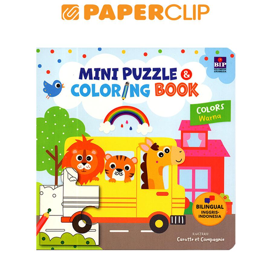 Jual MINI PUZZLE & COLORING BOOK : COLORS/WARNA | Shopee Indonesia