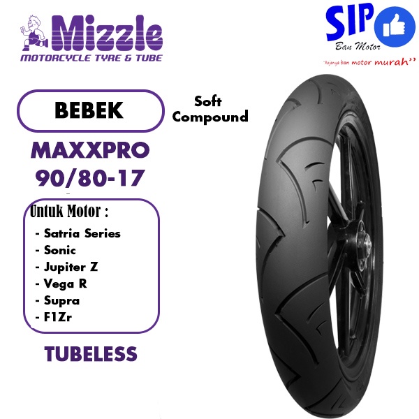Jual Ban motor bebek Mizzle Maxxpro 90 80 17 Satria Sonic Jupiter ...
