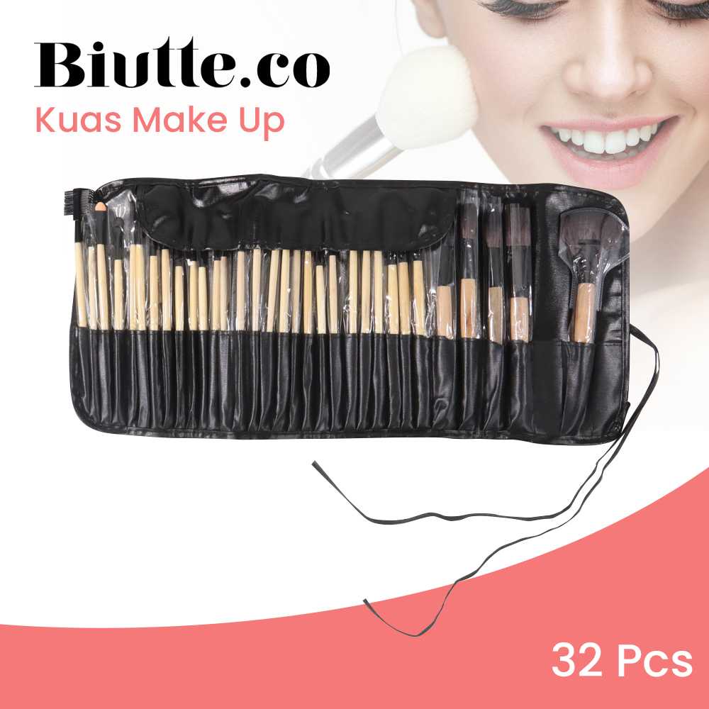Jual COD 32 Set Brush Kuas Rias Make Up Besar Profesional Dengan Pouch ...
