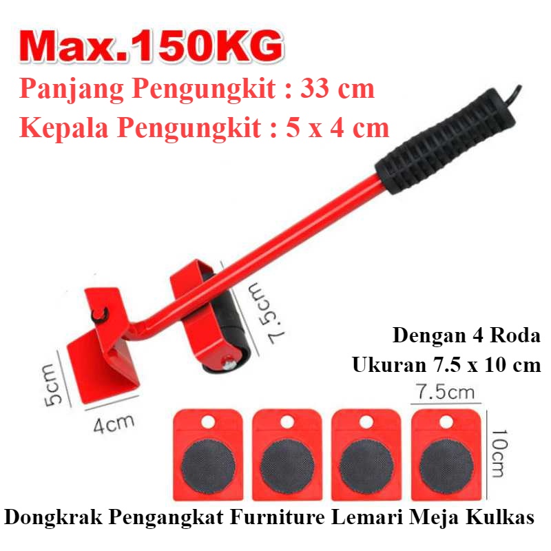 Jual Roda Alat Bantu Angkut Barang Pindah Pengangkat Furniture Berat ...