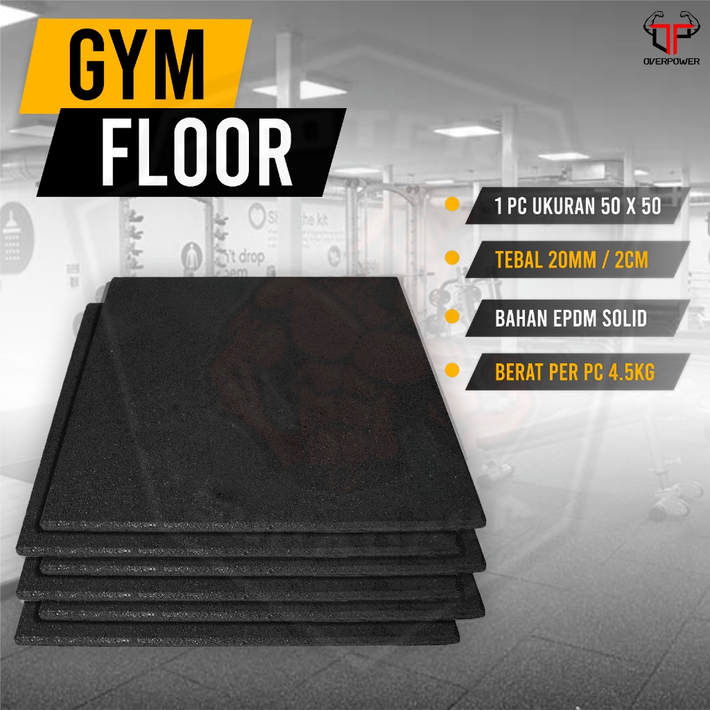 Jual COD Gym Floor Puzzle Matrass Lantai Tempat Fitness Gym Mat Rubber ...