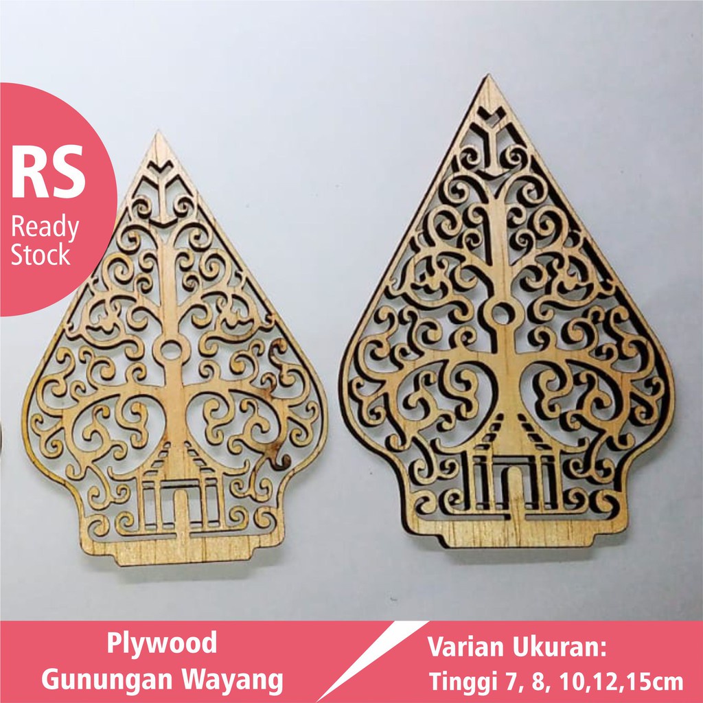 Jual GUNUNGAN WAYANG ornament dekorasi mahar bahan plywood | Shopee ...