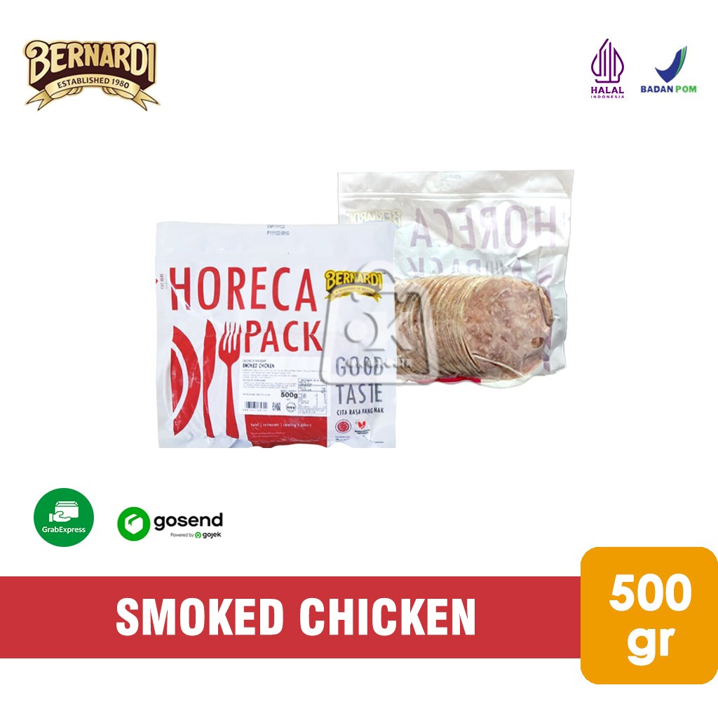 Jual Smoked Chicken Bulat Horeca Bernardi / Daging Ayam Asap 500gr ...