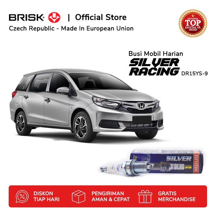 Jual Busi Mobil Honda Mobilio Brisk Silver DR15YS-9 | Shopee Indonesia