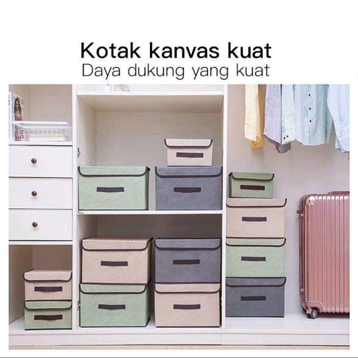 Jual Storage Bag 2in1 / Box Organizer / Tempat Penyimpanan Baju / Kotak ...