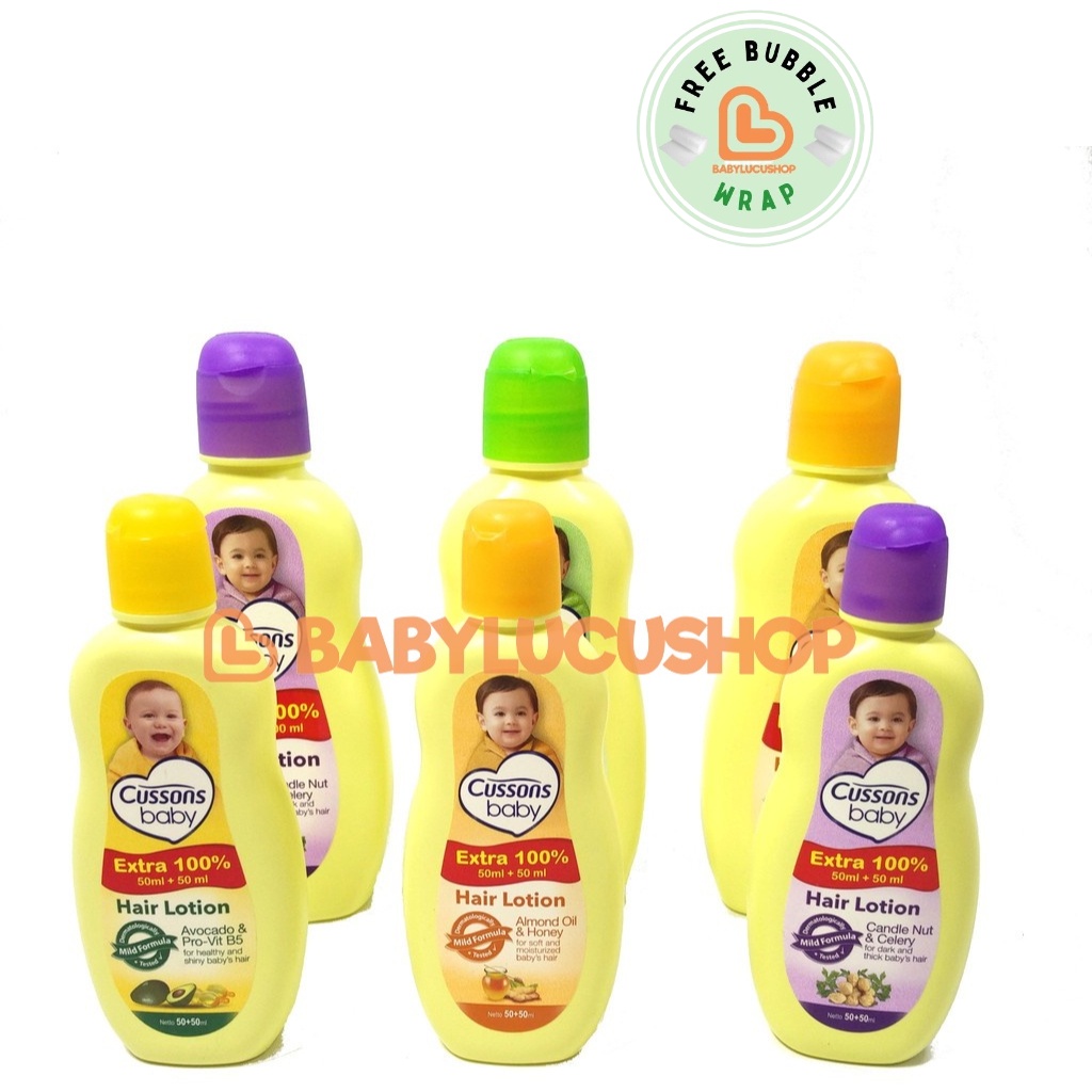 Jual Cussons Baby HAIR LOTION 50+50ml | Cusson Minyak Rambut Bayi ...