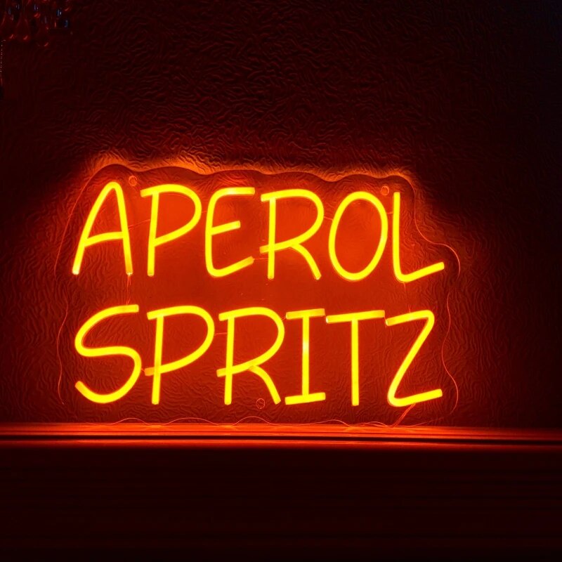 Jual Cocktail aperol spritz led neon sign, Drink neon sign, Cocktail ...