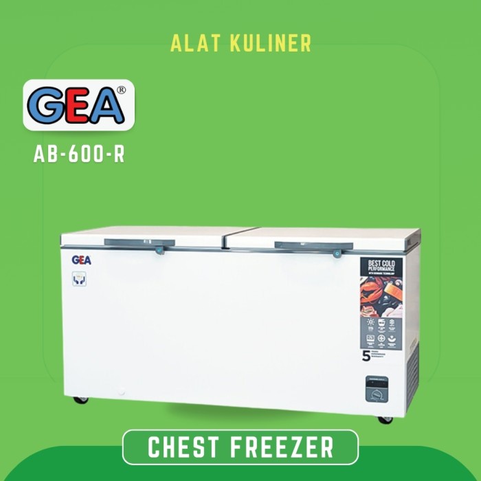 Jual Chest Freezer 500 Liter Gea Ab-600-R Kulkas Chest Freezer Box ...