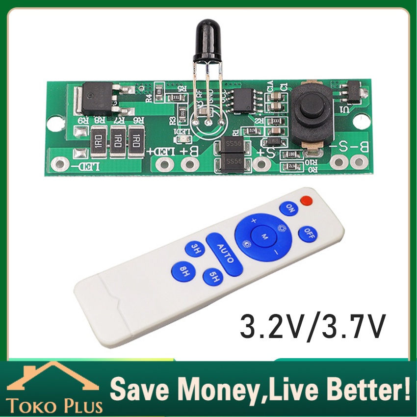 Jual Modul Control lampu Solar PCB led SMD 5730 remote 3.7v - 4.2v ...