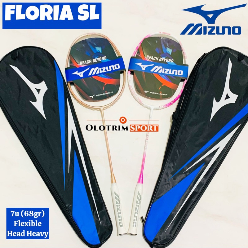 Jual Raket Badminton MIZUNO FLORIA SL 7u 68gr 100% ORIGINAL MIZUNO ...