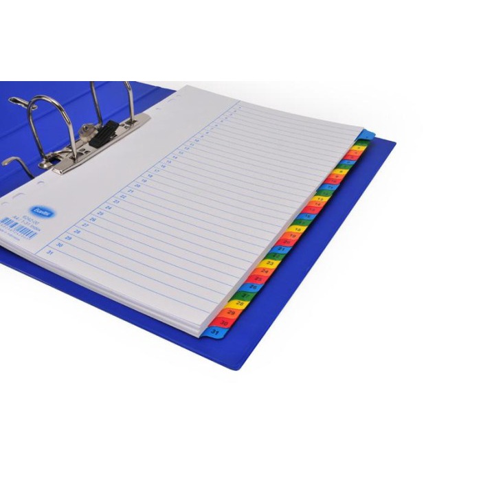 Jual Bantex Reinforced Tabs Divider Indexe A4/Pembatas Karton Binder ...