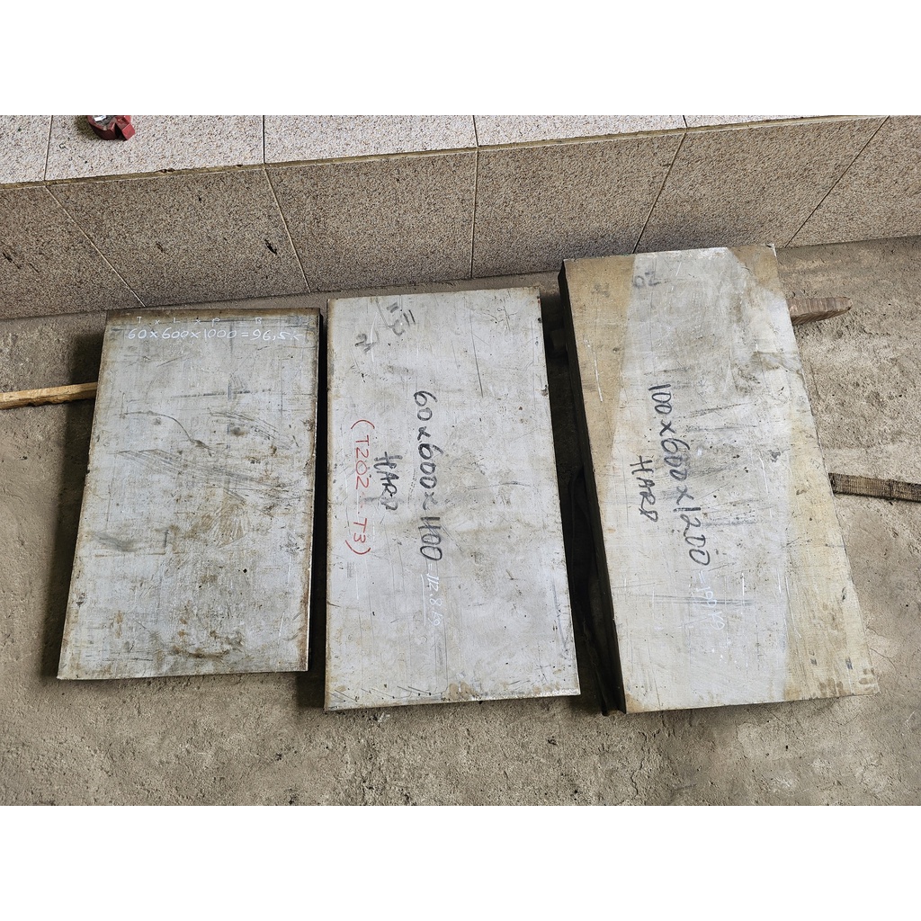 Jual PLAT ALUMINIUM DURALIUM DURAL 60 MM 100 MM HARD TEBAL POTONGAN ...