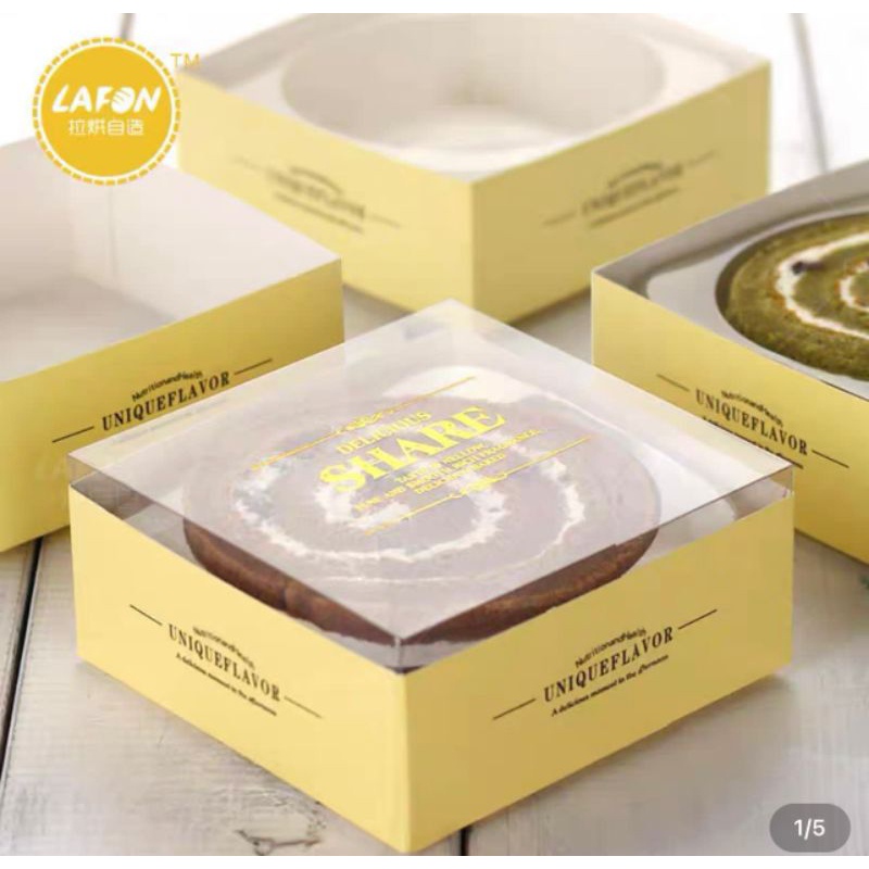 Jual Box Cheesecake / Cake Box Kue Cheese Cake / Kemasan Kue Potong ...