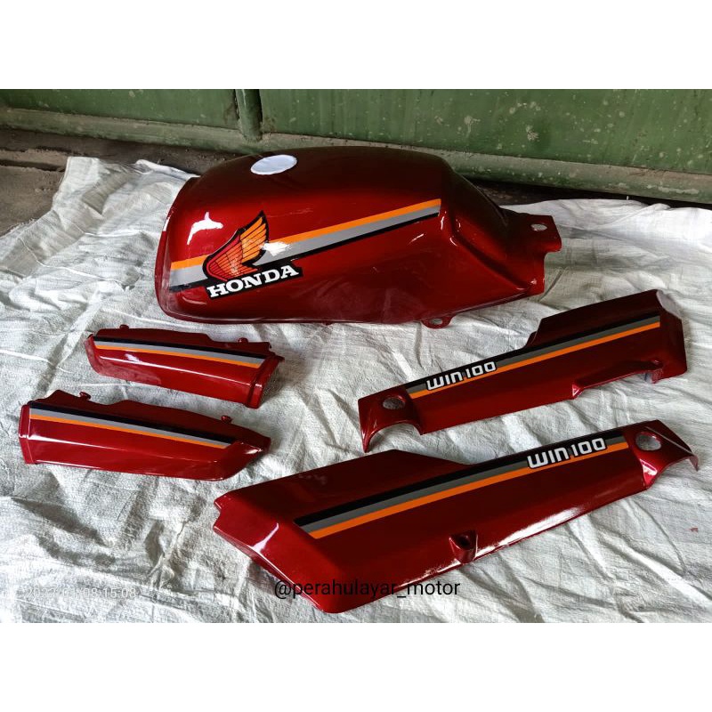 Jual body set kap Honda win 100 tangki tepong cover body win 100 ...