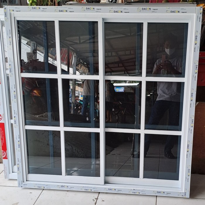 Jual Promo! Jendela Alumunium | Kusen Alumunium 100X100 | Bovenli ...