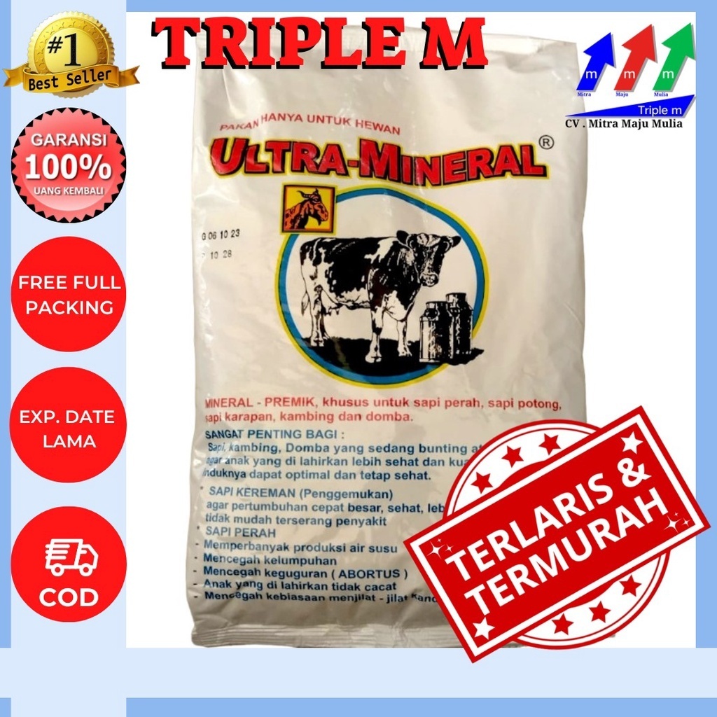 Jual ULTRA MINERAL SAPI 1 KG - Ultra Mineral Sapi EKA FARMA TRIPLE M ...