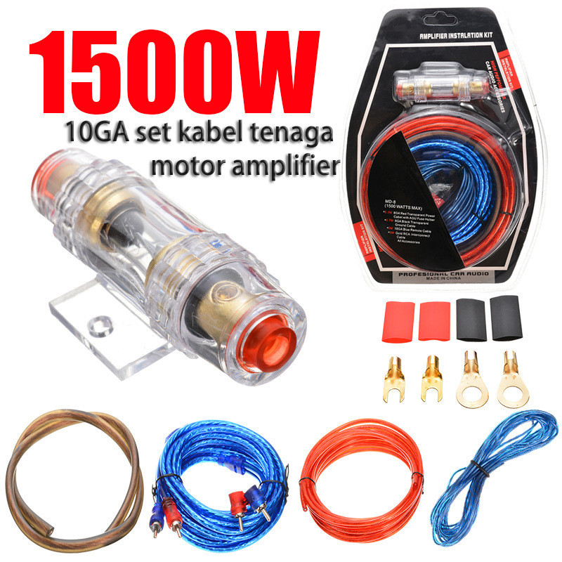 Jual COD Paket Kabel Audio Mobil Full Set Instalasi Sound System Mobil ...