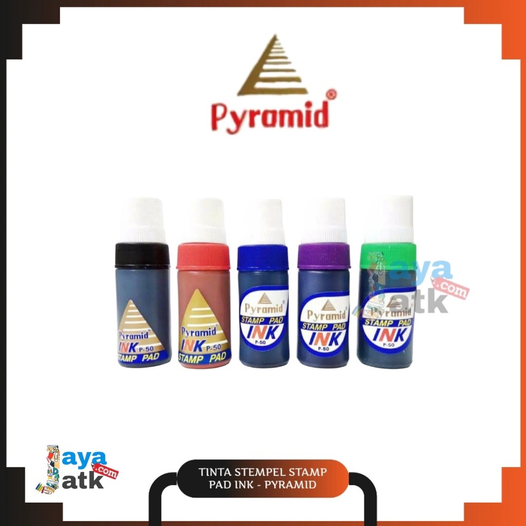Jual Tinta Stempel Stamp Pad Ink - Pyramid | Shopee Indonesia