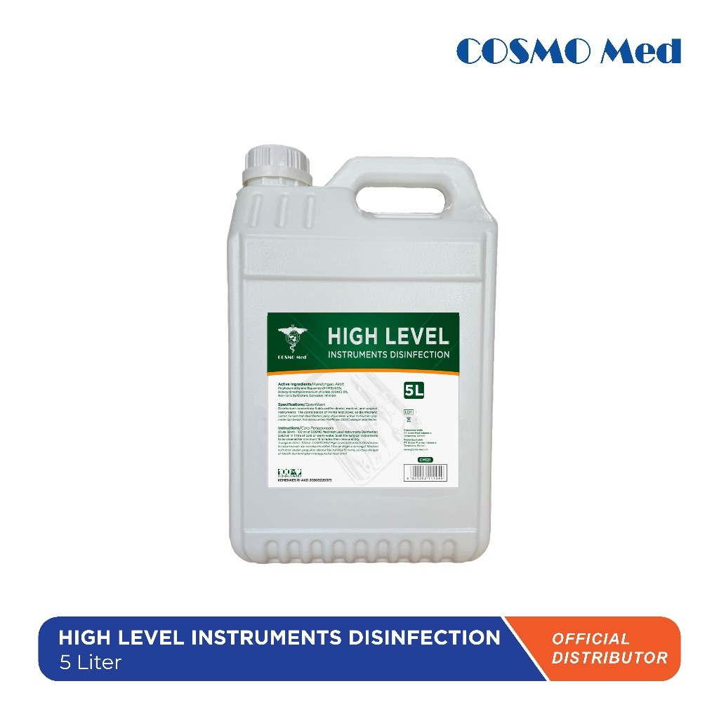 Jual COSMO MED High Level Disinfection 5 Liter - Cairan Disinfektan ...