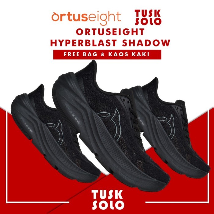 Jual Sepatu Ortuseight Hyperblast Shadow Vanta Black Original Sepatu ...