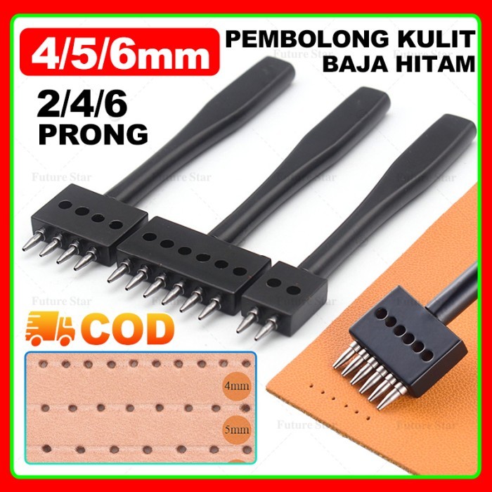 Jual Alat Pembolong Kulit Metal 3 in 1 Pelubang Kulit Plong Kulit ...