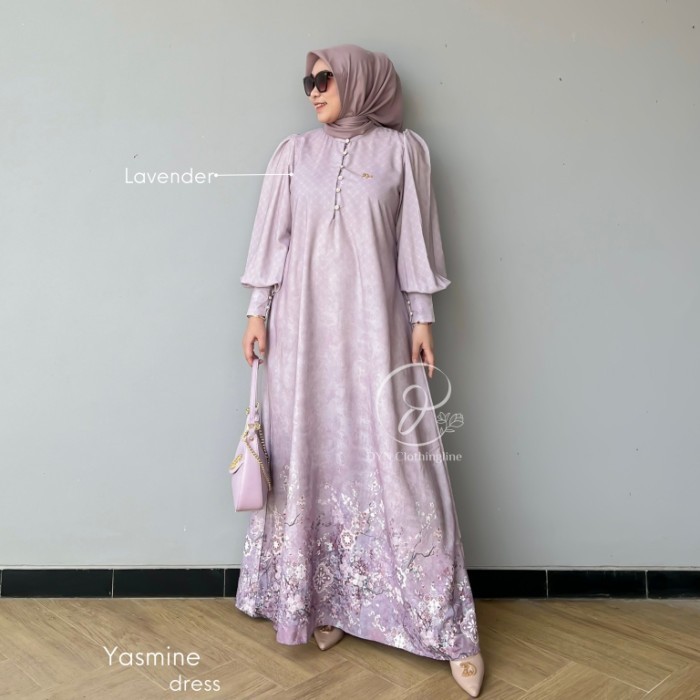 Jual READY DYN Clothingline Yasmine Dress || Gamis Muslim Wanita BEST ...