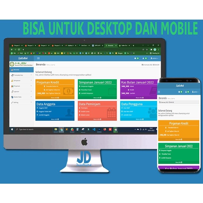 Jual Aplikasi Simpan Pinjam Koperasi - Web Based | Shopee Indonesia