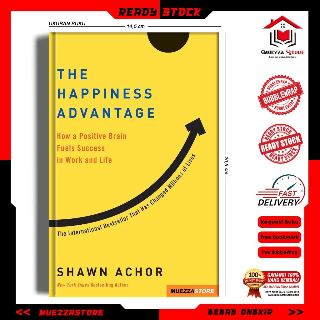 Jual The Happiness Advantage by Shawn Achor (English/Indonesia ...