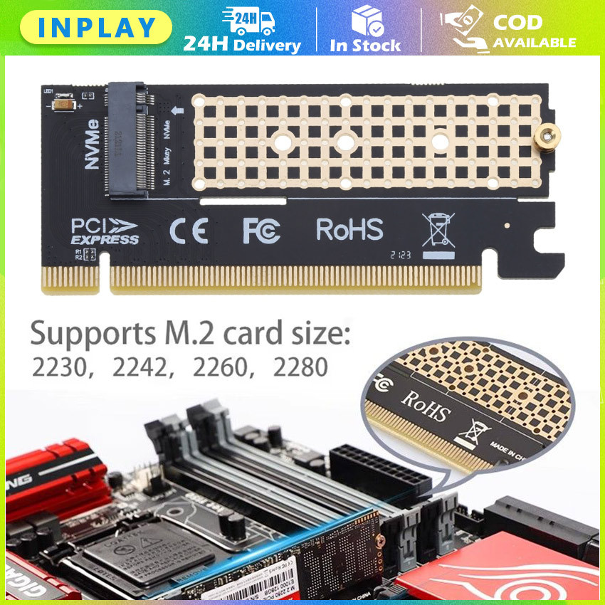 Jual PciE X16 to Nvme M.2 SSD Pci Express Adapter Konverter Converter ...