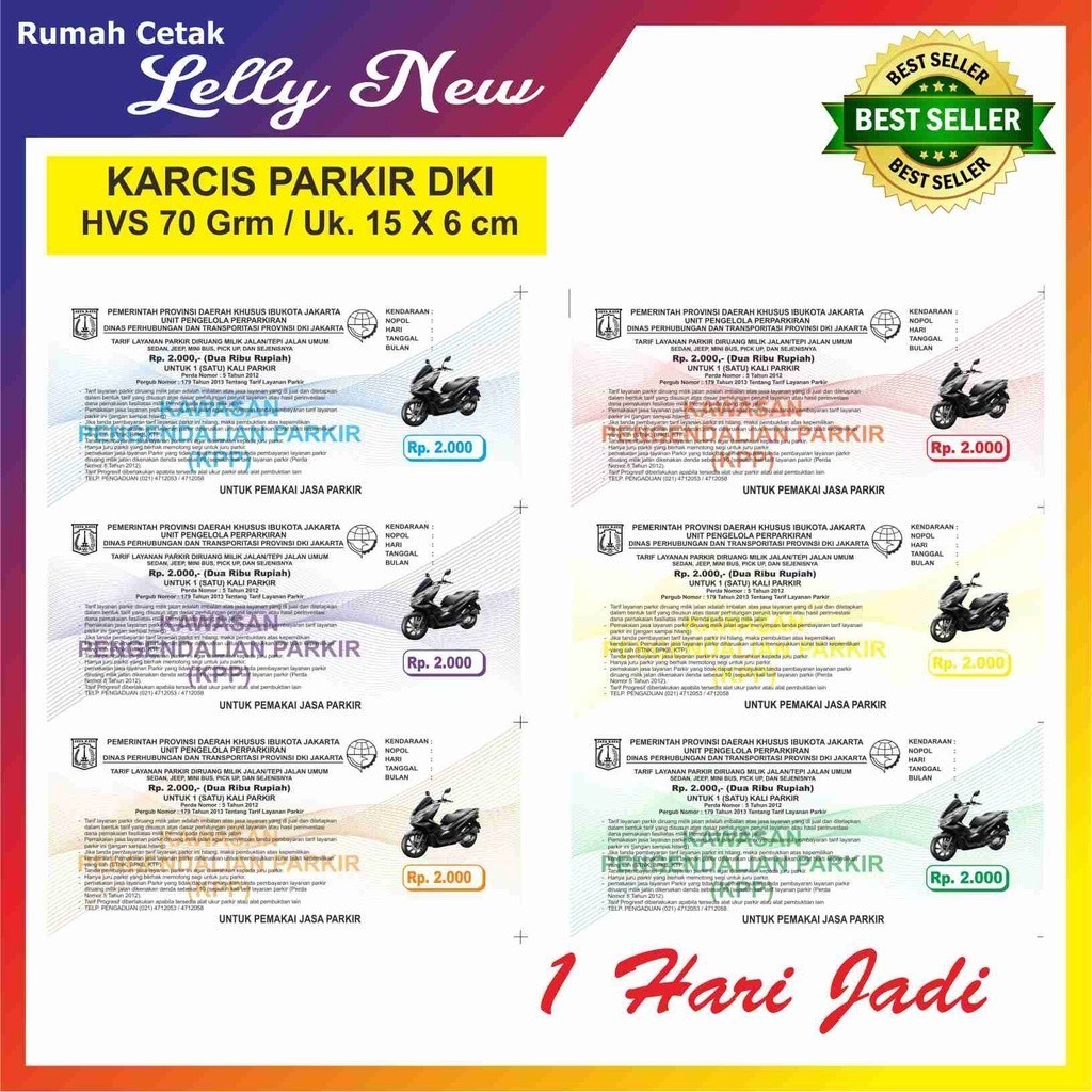 Jual KARCIS PARKIR DKI JAKARTA | Shopee Indonesia