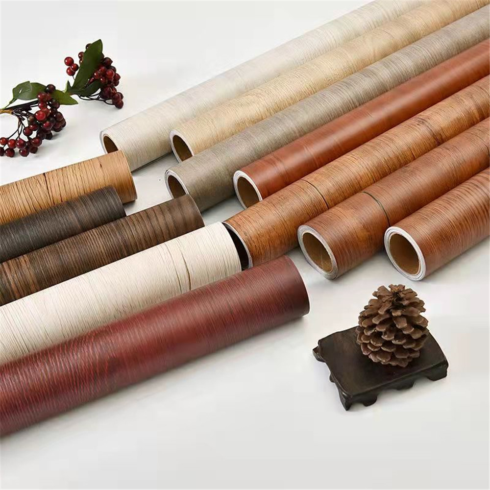 Jual Wood Grain Peel and Stick Wallpaper Self Adhesive Rustic Removable ...