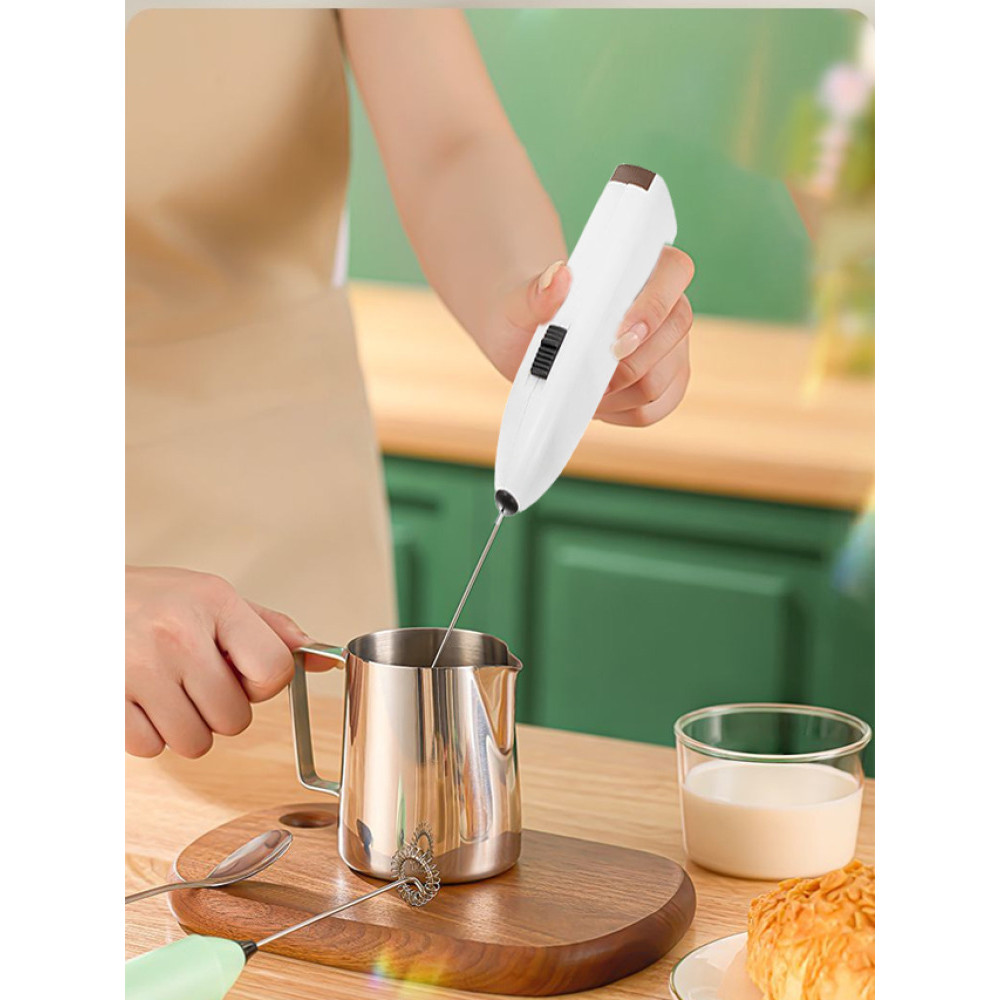 Jual Mini Handheld Milk Drink Coffee Whisk Mixer Electric Egg Beater ...