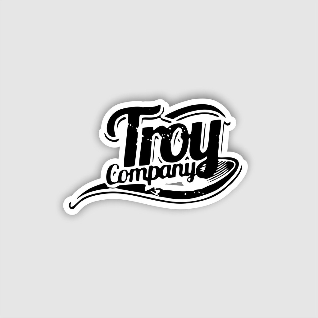 Jual Stiker Sticker Brand Distro Graftac Vinyl Logo troy Skate surf ...