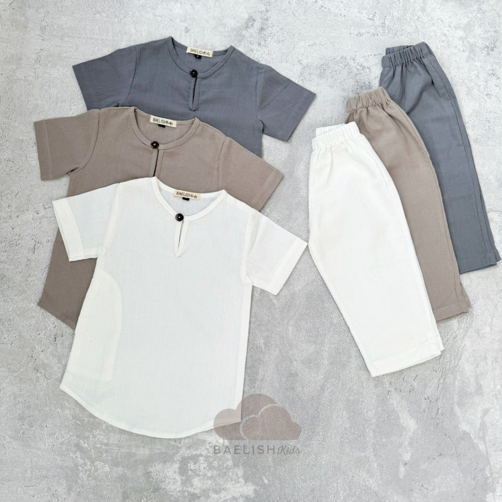 Jual DE43W RAYA COLLECTION - AMMAR SET ( Baju Koko / Muslim Anak & Bayi ...