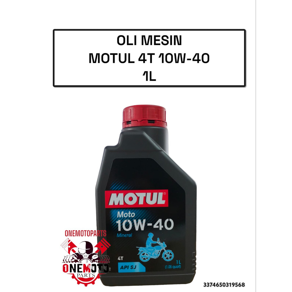 Jual OLI MESIN MOTUL 4T 10W-40 ISI 1 LITER 1L | Shopee Indonesia