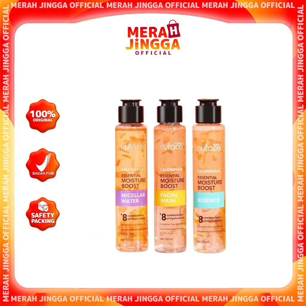 Jual Nuface Calendula Essential Moisture Boost Skin Barrier Package ...
