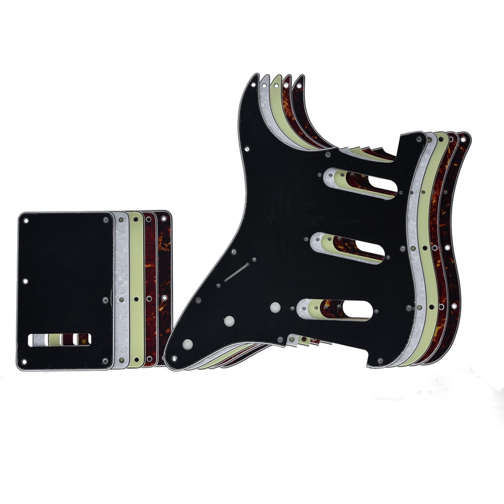 Jual Lefty ST Strat SSS Pickguard Left Handed Tremolo Backplate Trem ...