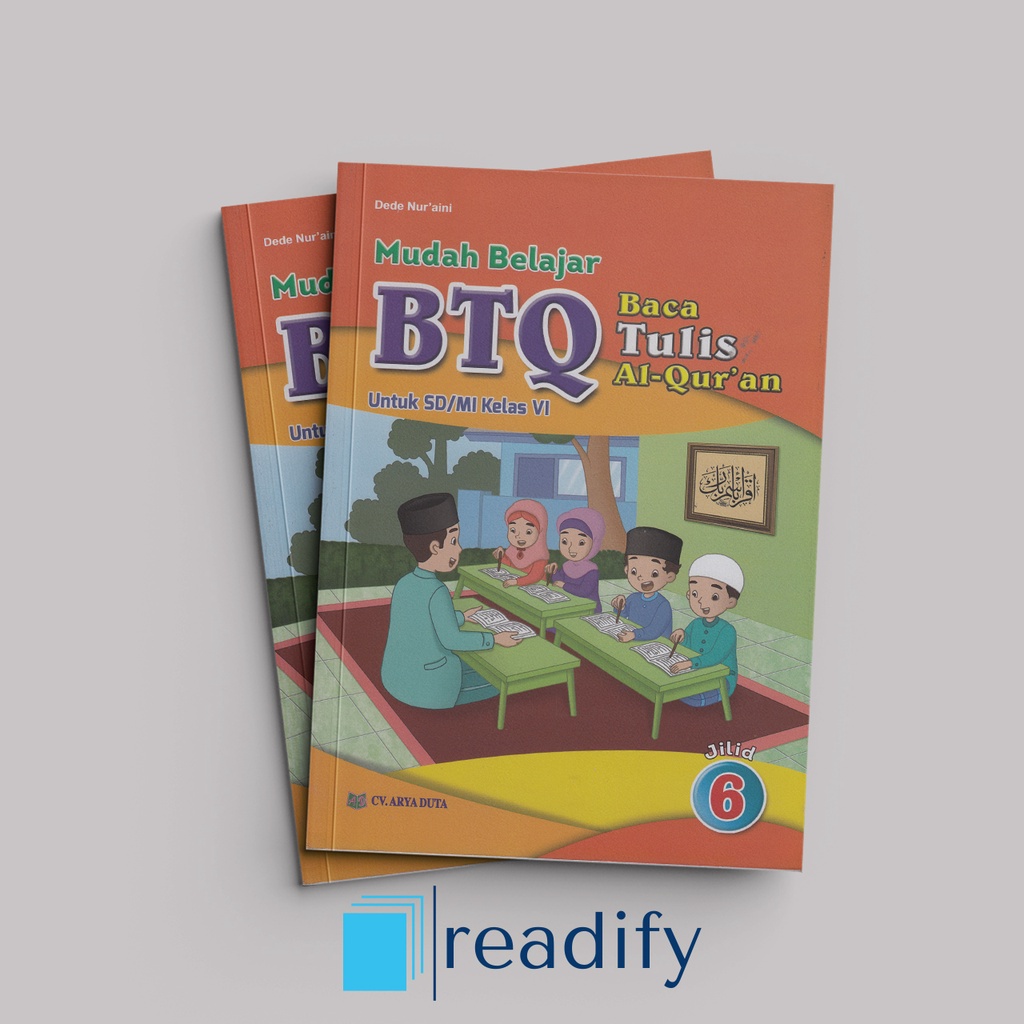 Jual Buku Btq Baca Tulis Al Quran Sd Kelas 1 2 3 4 5 6 Arya Duta
