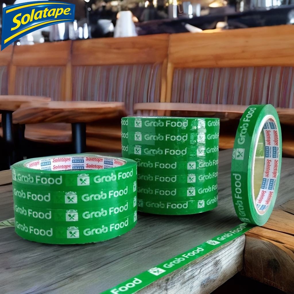 Jual Solatip Grabfood / Solasi Grab Food / Lakban Makanan / Merk ...