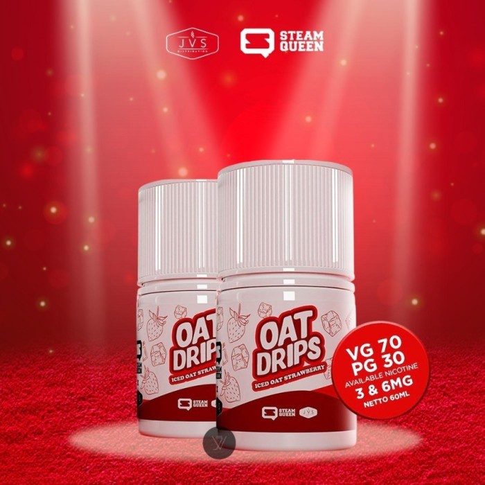 Jual FREEBASE OAT DRIPS V8 ICED OAT STRAWBERRY 60ML BY JVS 100% AUTHENTIC | Shopee Indonesia