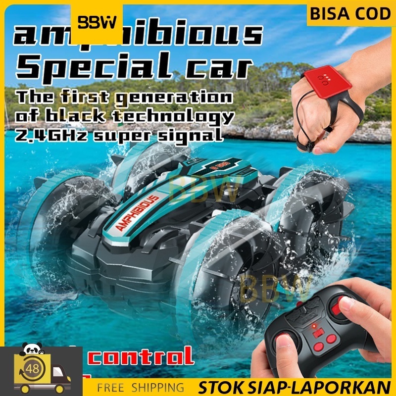 Jual Kendaraan Remote Control Amfibi 2.4 GHz Mobil tahan air stunt Rc ...