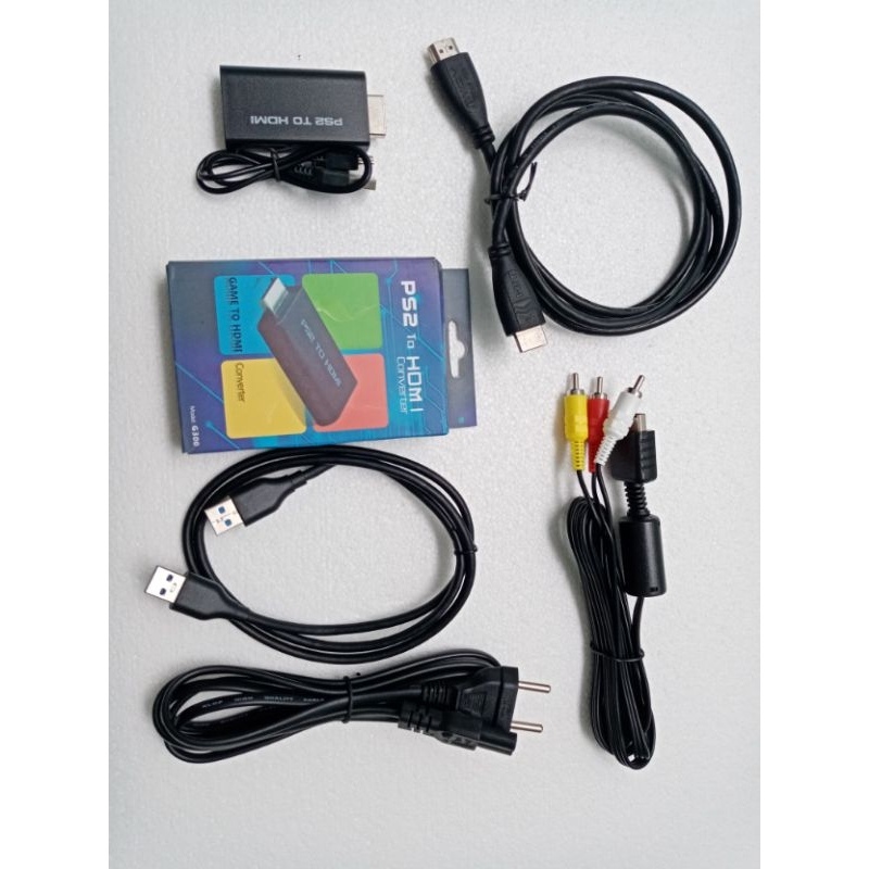 Jual kabel ps ke tv /konverter hdmi ps2/kabel hdmi/kqbel usb 3.0 ...