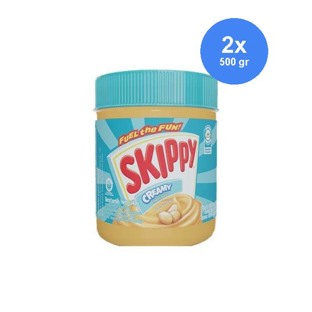 Jual Skippy Creamy Selai Kacang 500 gr x 2 | Shopee Indonesia