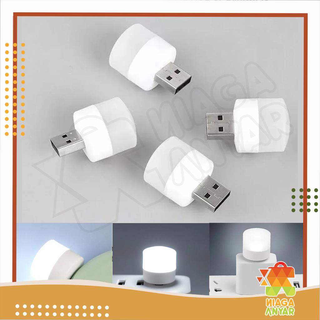 Jual NA Lampu Mini USB Bulat / LED Lamp Travel Portable / Lampu Tidur ...