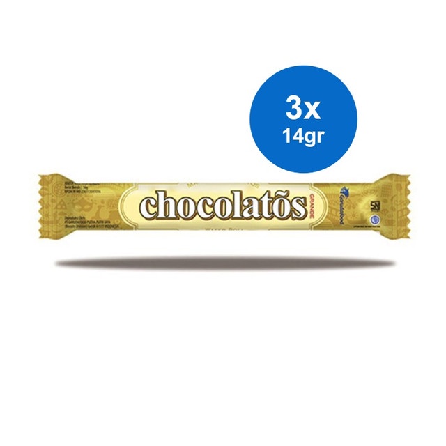Jual Chocolatos Wafer Stick Chocolate 14gr x 20 (3 pack) | Shopee Indonesia
