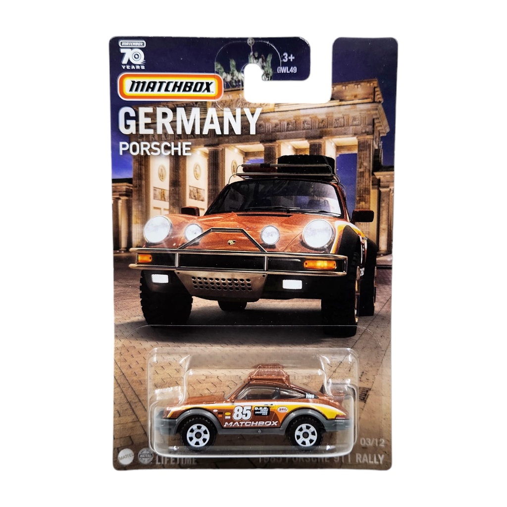 Jual Matchbox Germany 70 Years 1985 Porsche 911 Rally | Shopee Indonesia