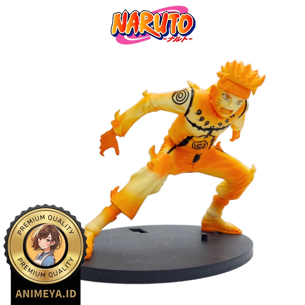 Jual VIBRATION STAR ACTION FIGURE NARUTO KURAMA LINK MODE KONOHA ...