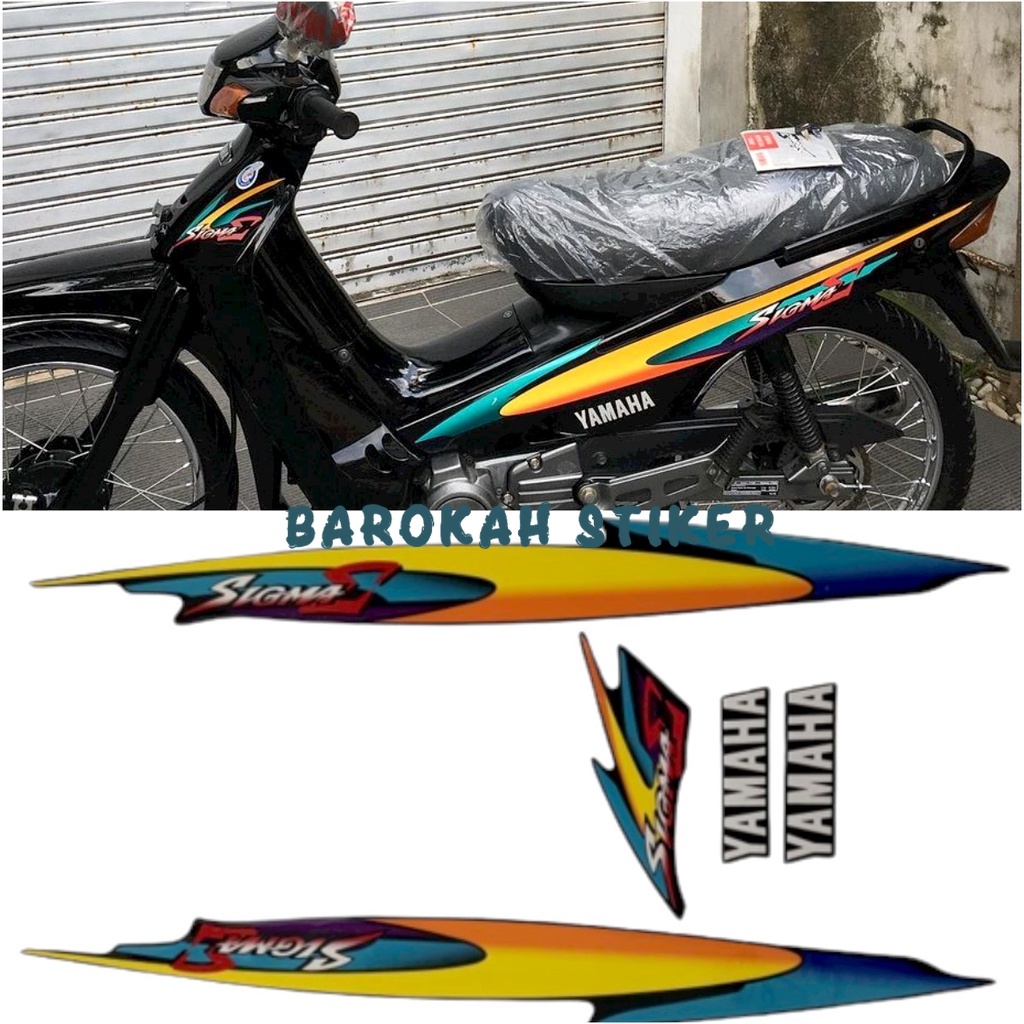 Jual Striping Stiker Polet list motor body motor Yamaha Sigma 2000 ...