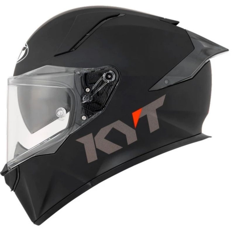 Jual HELM KYT R2R SOLID PLAIN MATT BLACK DOUBLE VISOR KYT HELM R2R FULL ...
